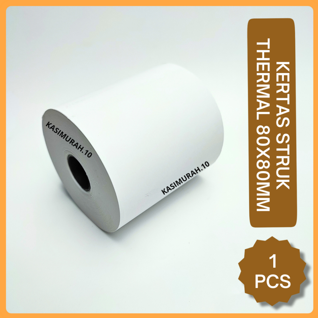 Jual Kertas Struk Thermal 80 x 80mm Struk Kasir Paper Roll Termal ...