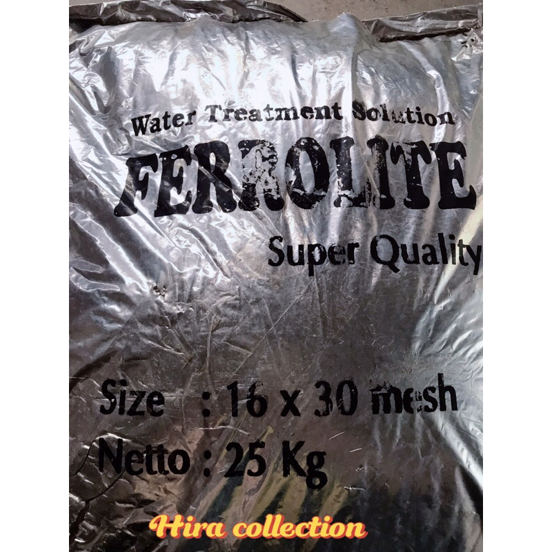 Jual FERROLITE/ZAT BESI TINGGI/MEDIA FILTER AIR FERROLITE | Shopee ...