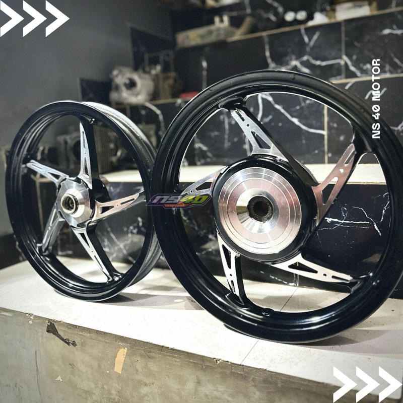 Jual Velg super old beat p1 / vario 125 custom bubut pnp beat, scoopy ...