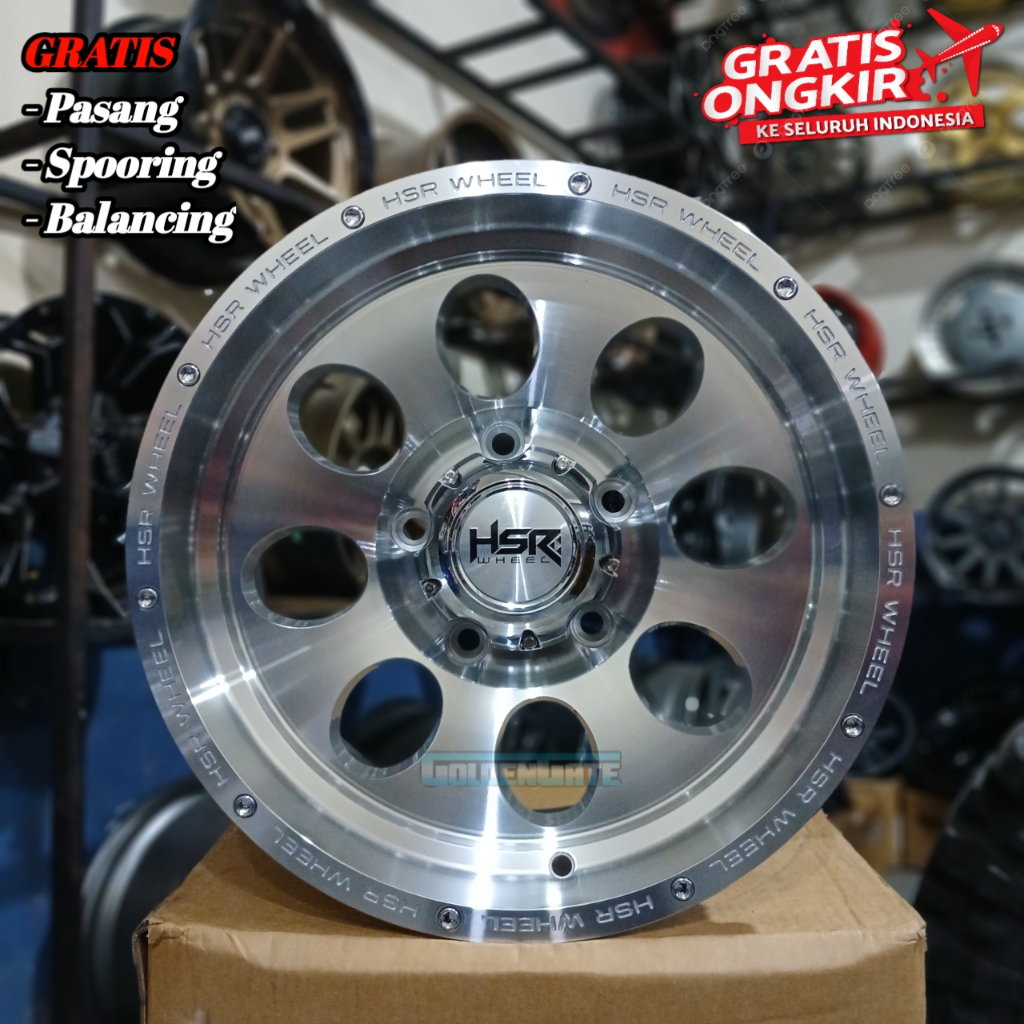 Jual Velg mobil r16 5x139,7 untuk jimny eskudo taft vitara lebar 8 hsr ...