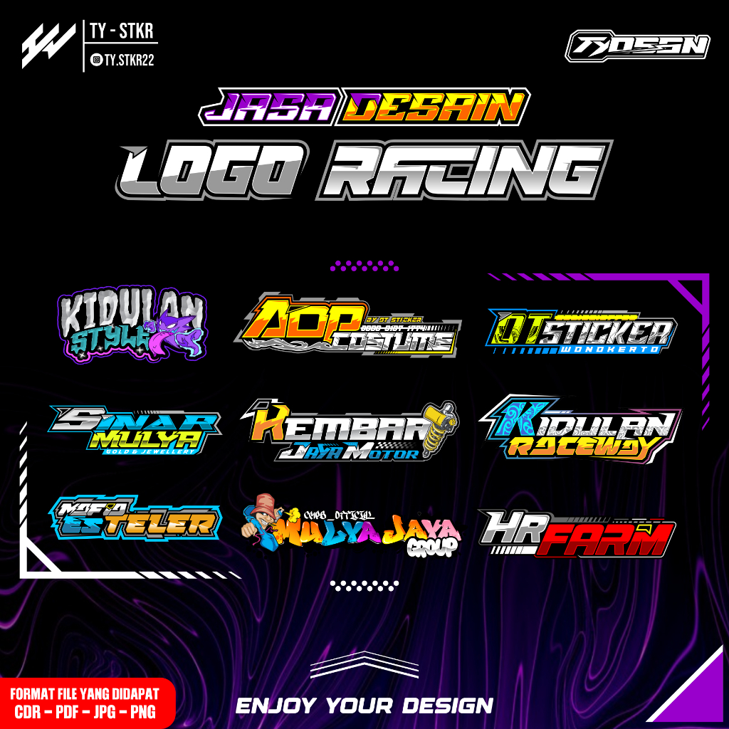 Jual JASA DESAIN LOGO RACING - LOGO SOUND SYSTEM - LOGO BENGKEL ...
