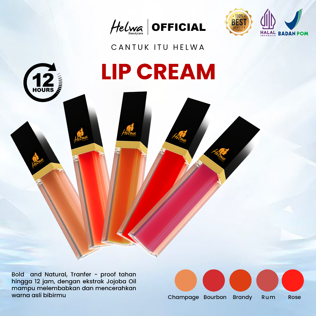 Jual Helwa Cosmetics - Lip Cream Best Seller Package | Shopee Indonesia