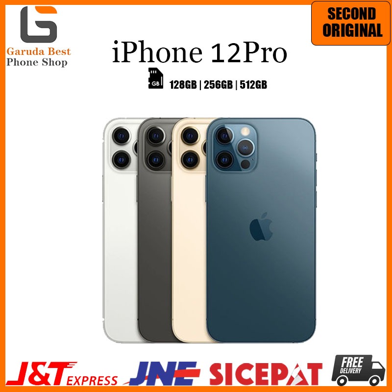 Jual 12 Pro 128GB/ 256GB Second Fullset ,Original 100% Bergaransi | Shopee Indonesia