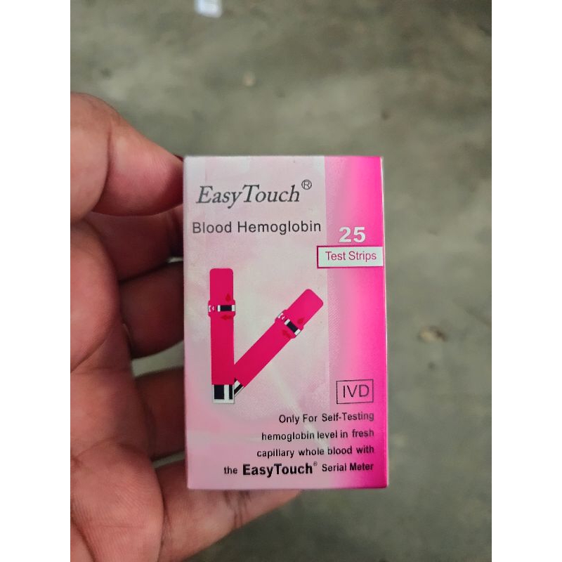 Jual Strip Hemoglobin EASY TOUCH /STIK HB ET isi 25 pcs | Shopee Indonesia