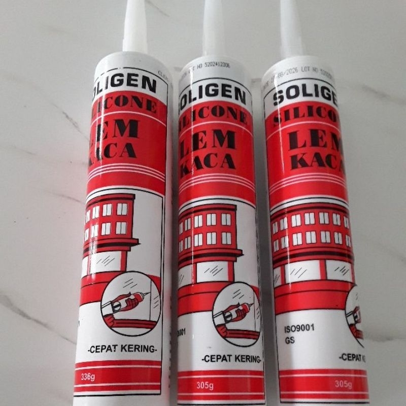 Jual Lem Kaca Silicone Soligen Original | Lem Silicone Serba Guna ...