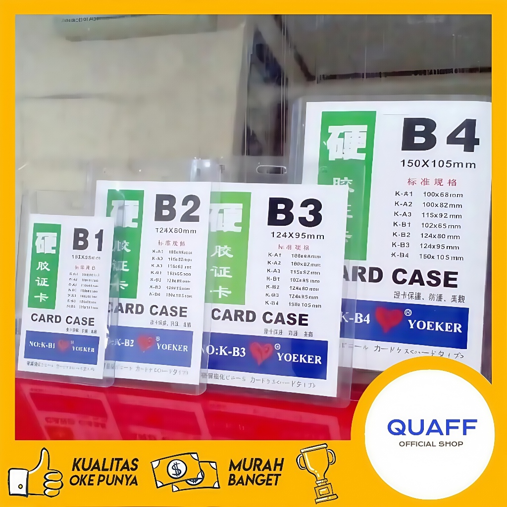 Jual MURMURE I TOPLOADER PHOTOCARD TOP LOADER FOTO CARD NAMETAG ID CARD CASE MIKA B4 | Shopee ...