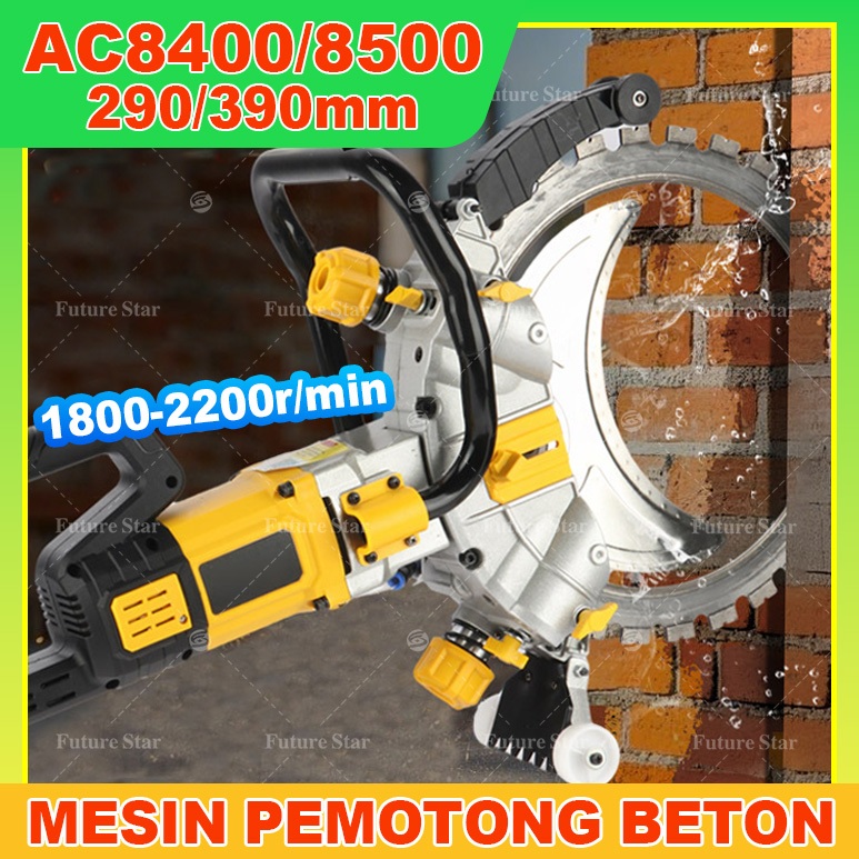 Jual Mesin Pemotong Beton Listrik 390mm 290mm Concrete Wall Cutting ...