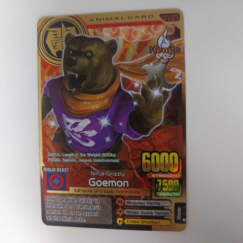 Jual Kartu Animal Kaiser Gold Rare GOEMON Evo 3 ORIGINAL | Shopee Indonesia