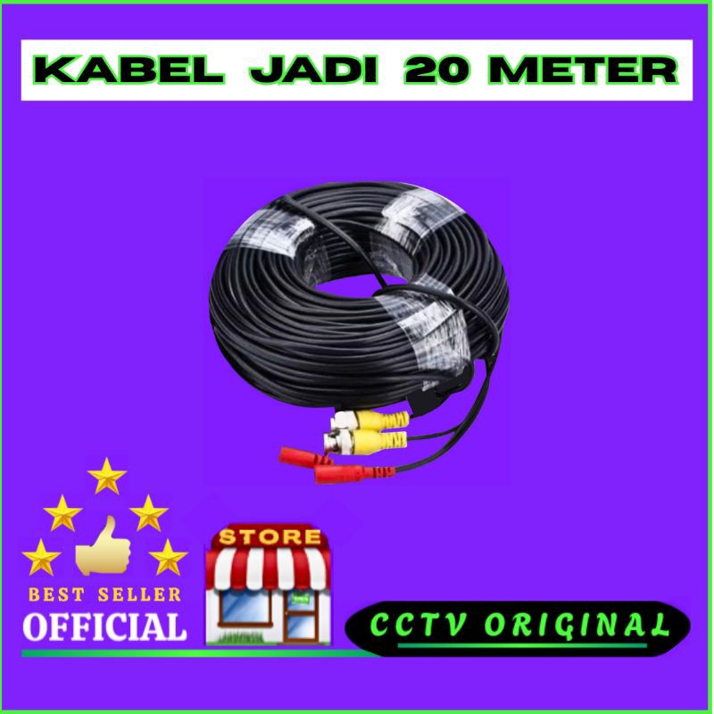 Jual KABEL JADI UNTUK CCTV --> 20 METER | Shopee Indonesia