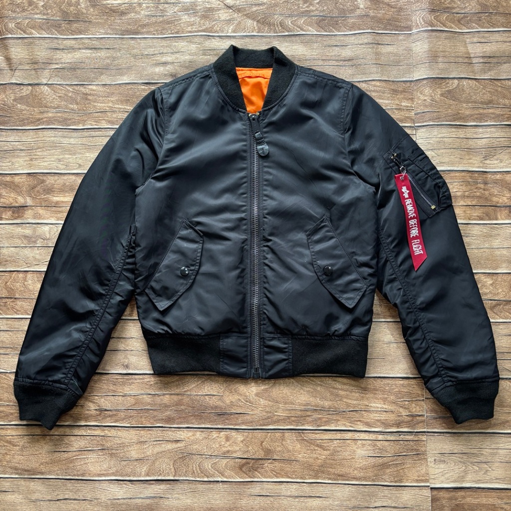 Jual ALPHA INDUSTRIES Flyer's MA1 Rev Jacket S ( New condition ) | Shopee Indonesia