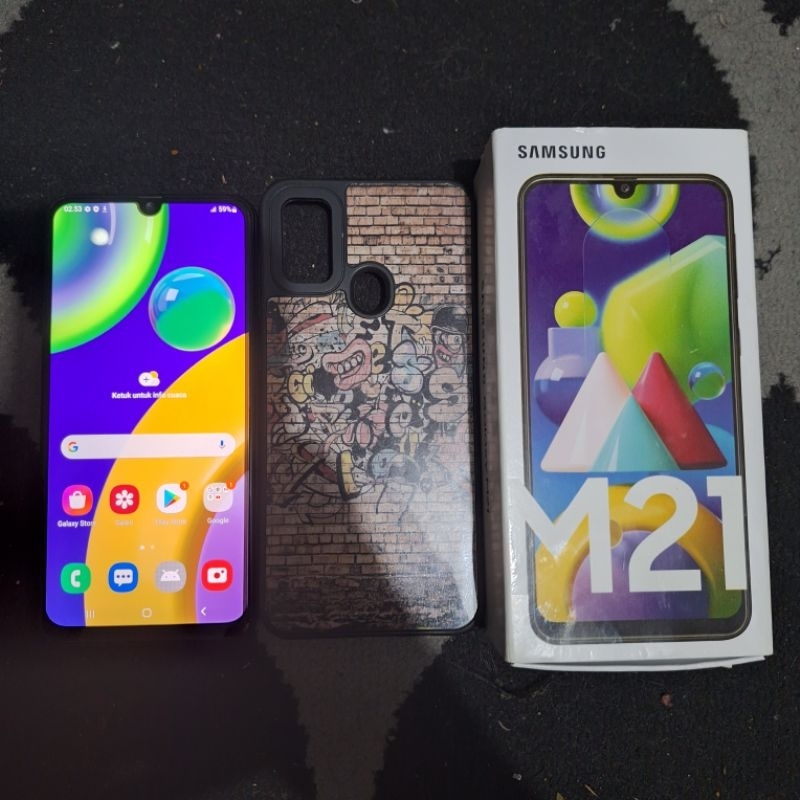 Jual Samsung m21 4/64 Second/Bekas Mulus | Shopee Indonesia