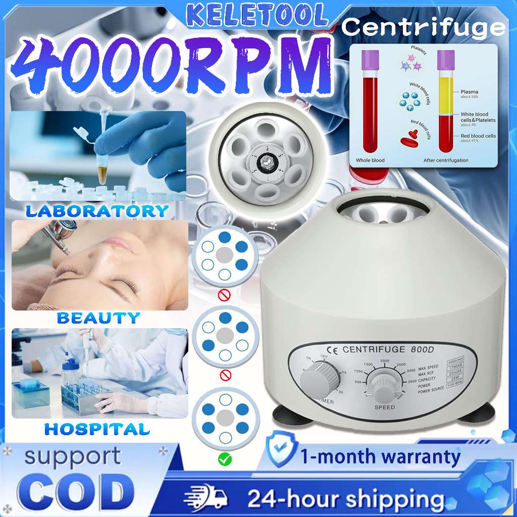 Jual Mesin Centrifuge Dermatology Sentrifus Laboratorium Elektrik 800D ...