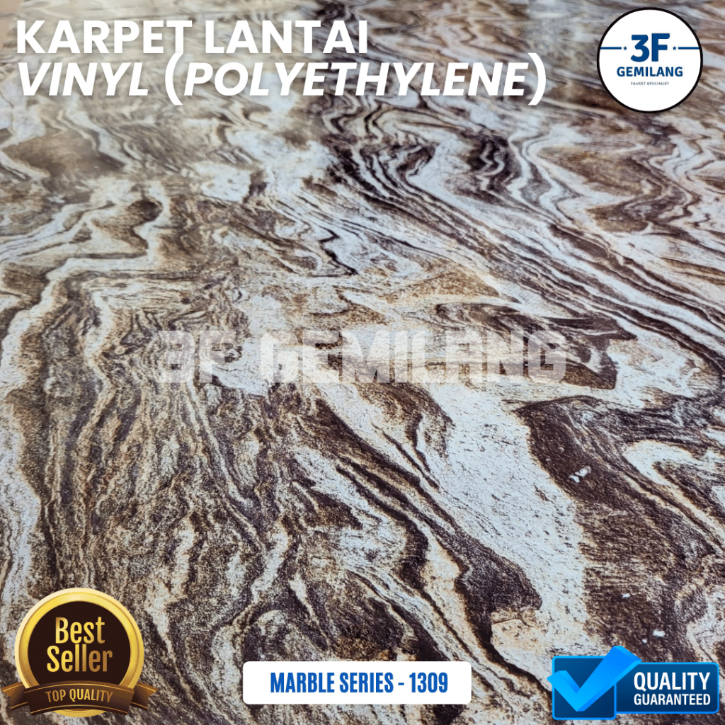 Jual VINYL 1309 - 3F GMG Karpet Lantai POLYETHYLENE Gulungan Lebar 1,2m ...