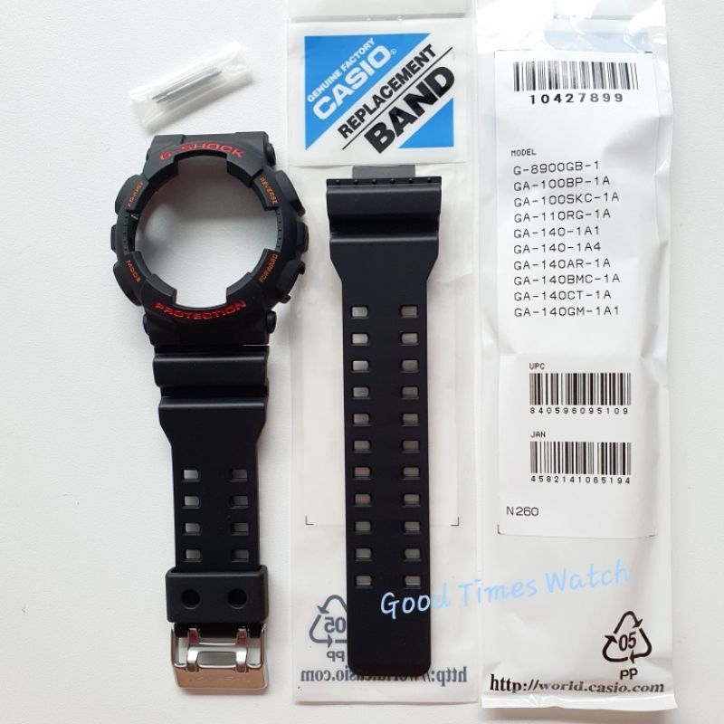 Jual STRAP G-SHOCK GA-140-1A4 GA 140 FIT GA 100 GA 110 GA 120 GD 100 ...