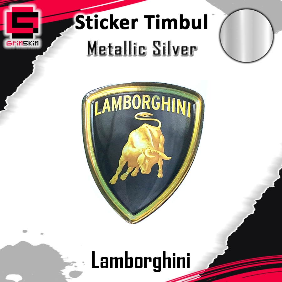 Jual Stiker Timbul Emblem Logo Lamborghini | Shopee Indonesia