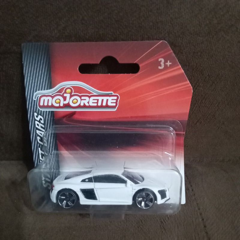 Jual audi r8 coupe majorette street cars putih | Shopee Indonesia