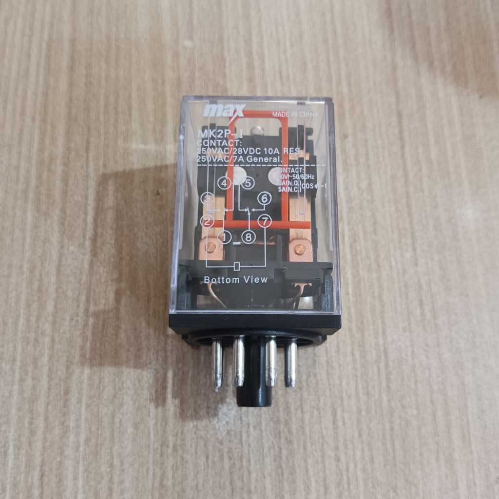 Jual relay ac MK2P Max original 220v 8p | Shopee Indonesia