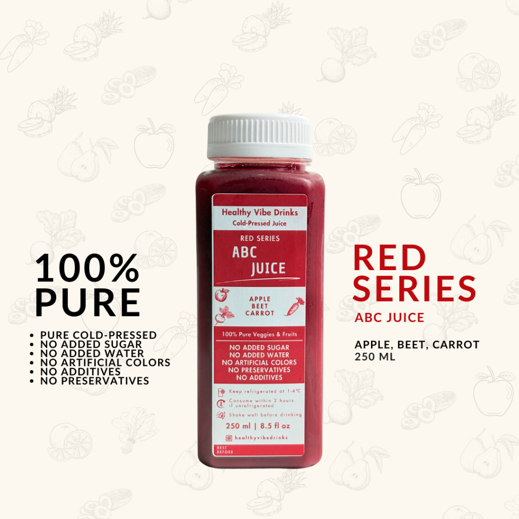Jual Cold Pressed Juice - RED SERIES ABC JUICE - Jus Apel Bit Wortel ...