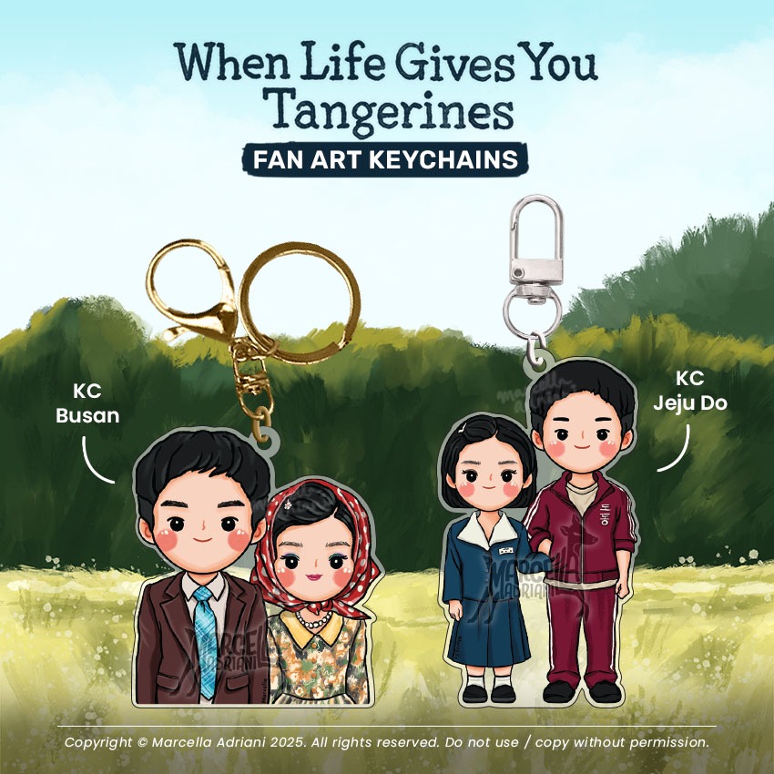 Jual (READY STOCK) When Life Gives You Tangerines Kdrama Merch Keychain ...