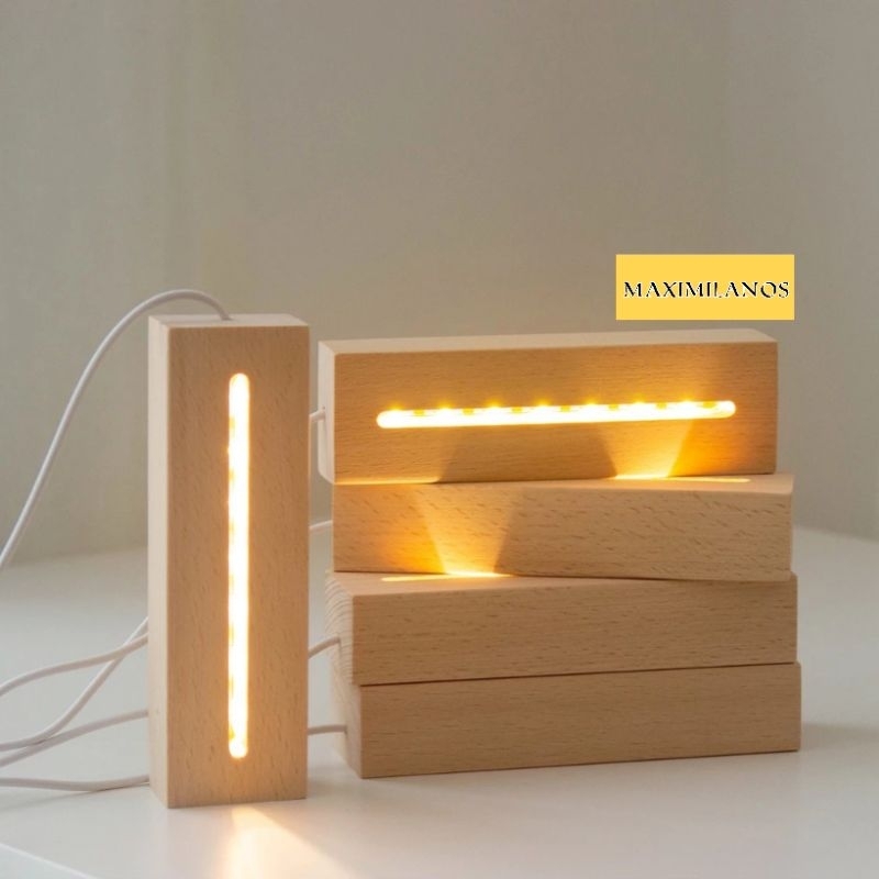Jual Base A5 Akrilik Led / Stand Led Akrilik A5 Lampu Hias Akrilik ...