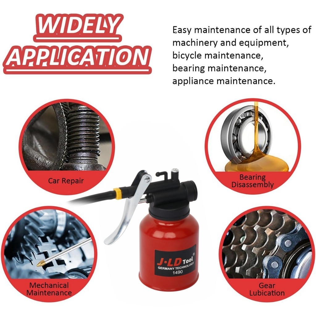 Jual SGM Oli Can Gun Botol Pompa Semprot Minyak Oil Can Cairan Pelumas ...