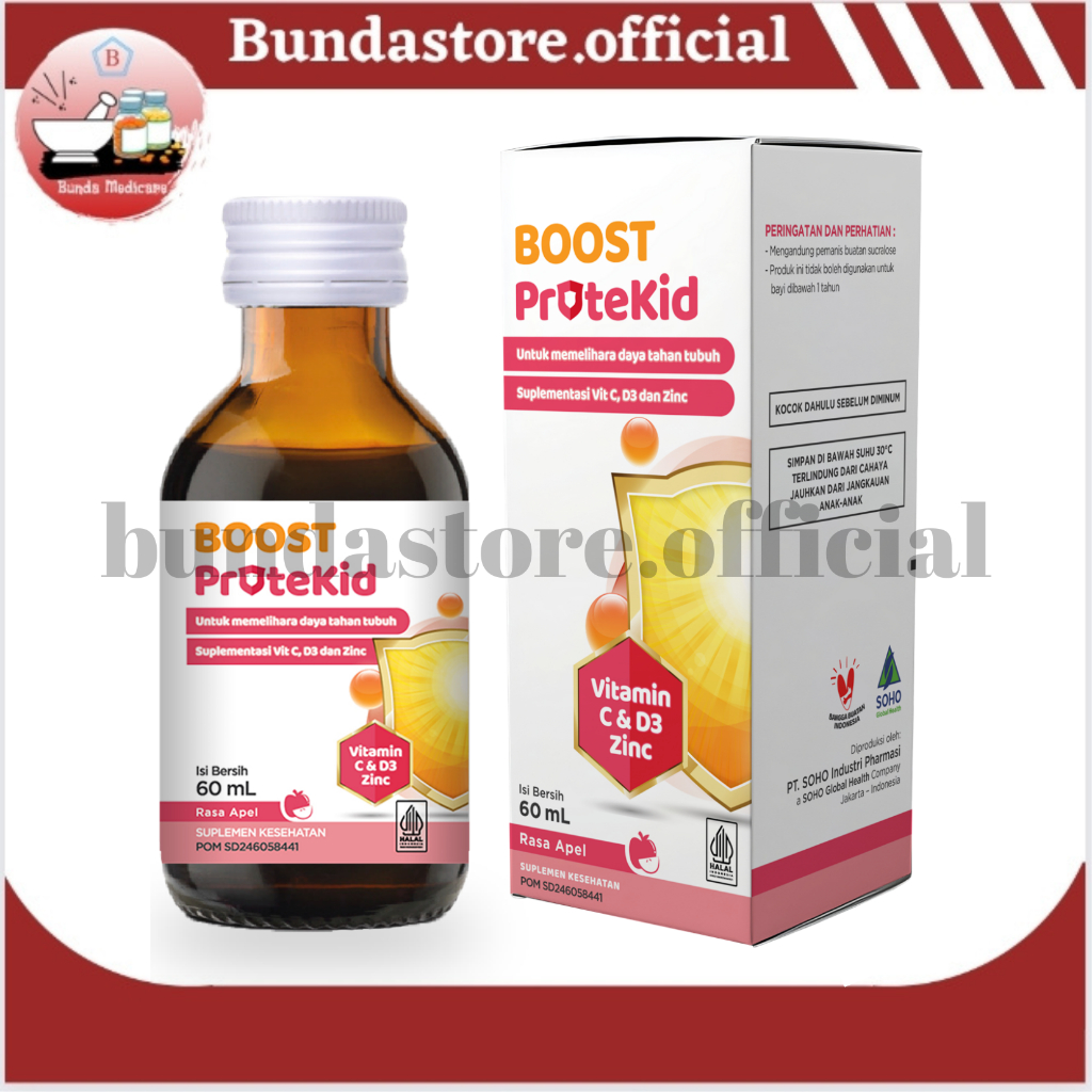Jual Boost Protekid Syr 60 ml - Syrup 60 ml - Vitamin C - Vitamin D ...