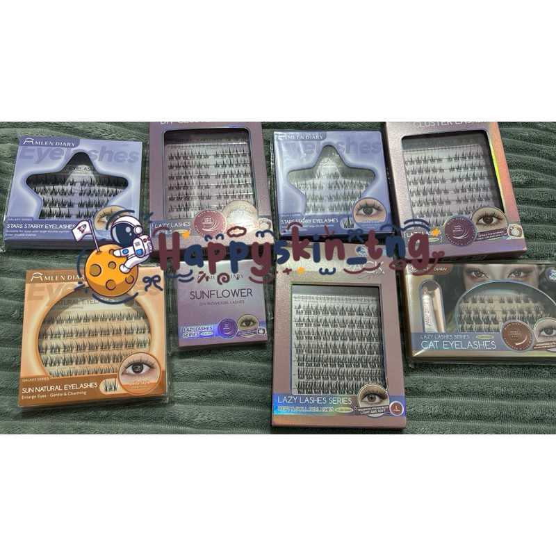 Jual Mlen Diary (bulu mata cat eye, sunflower, wipsy, stars, sun, W ...