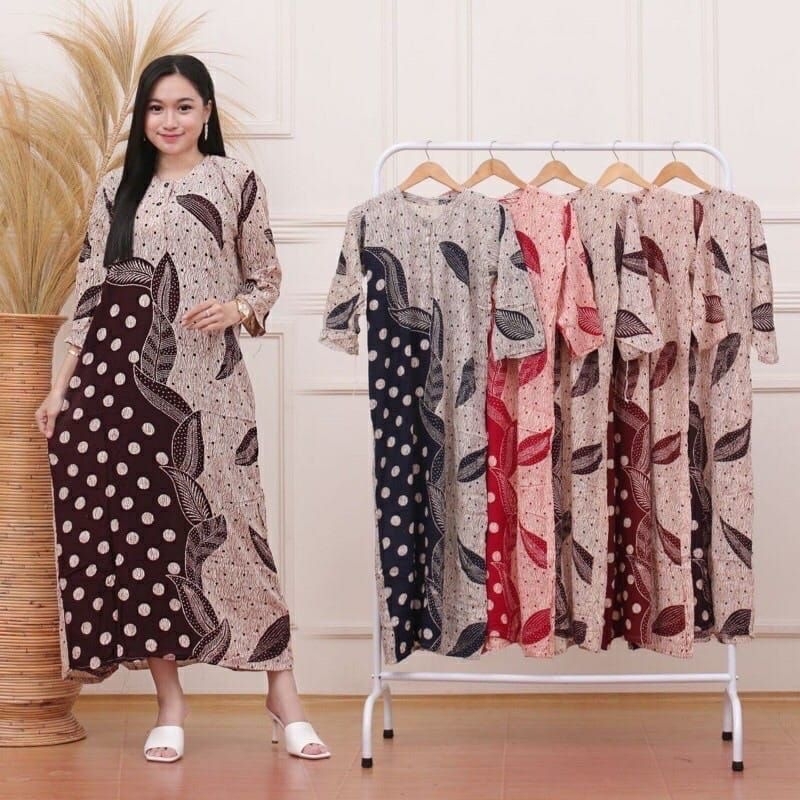 Jual Daster Lengan Panjang Ukuran standar kancing depan busui | Shopee ...