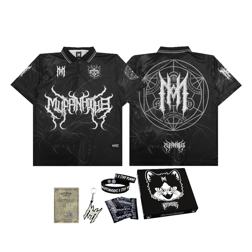 Jual Muffinhooks Jersey Geometry Mtl Blk | Shopee Indonesia