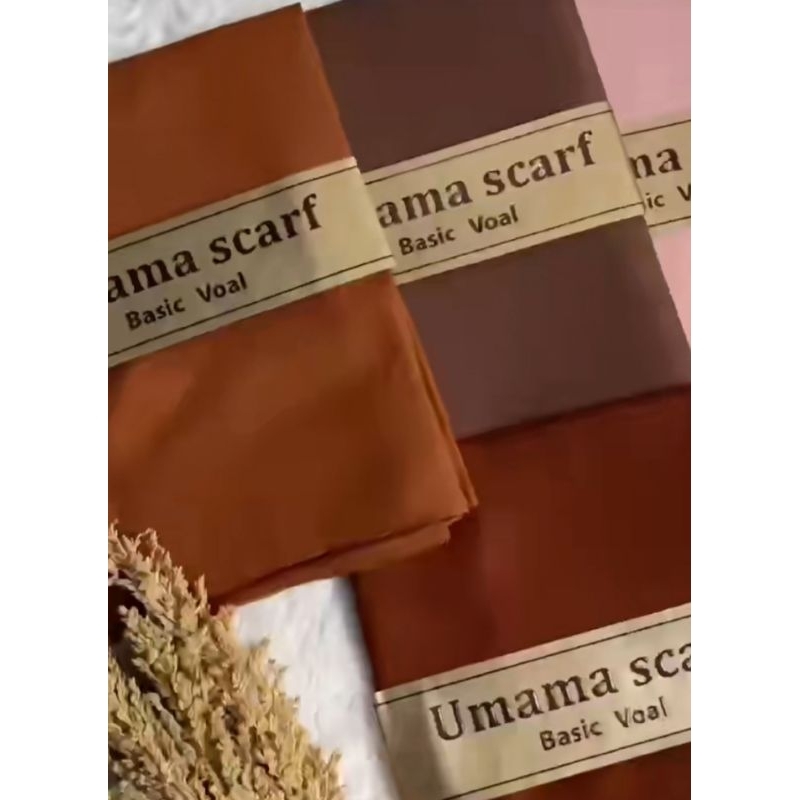Jual UMAMA BASIC VOAL - Jilbab / Hijab Segi Empat Full Jahit Tepi ...