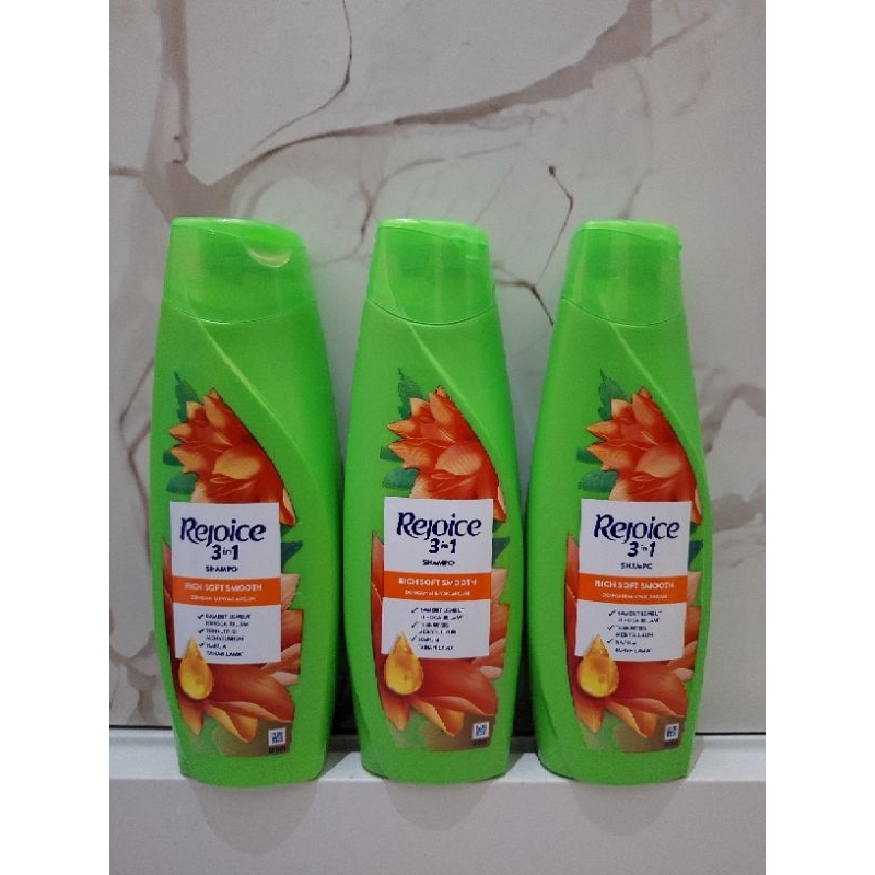 Jual Rejoice Shampoo Rich Soft Smooth 3in1 340ml | Shopee Indonesia