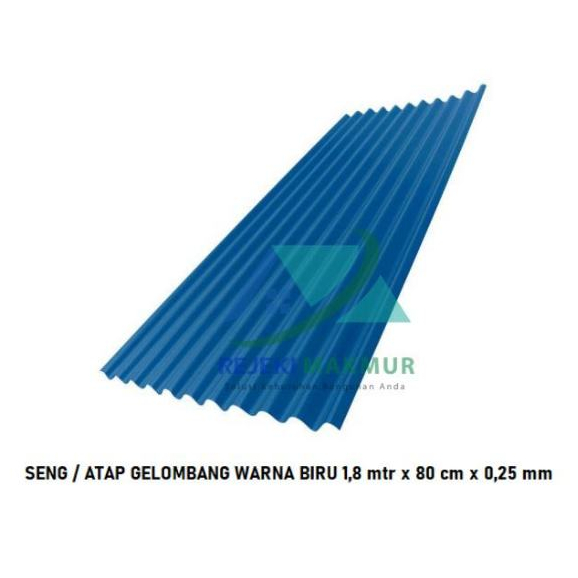 Jual Seng Gelombang / Atap Gelombang Warna 1.8 mtr x 80 cm x 0.25 mm ...