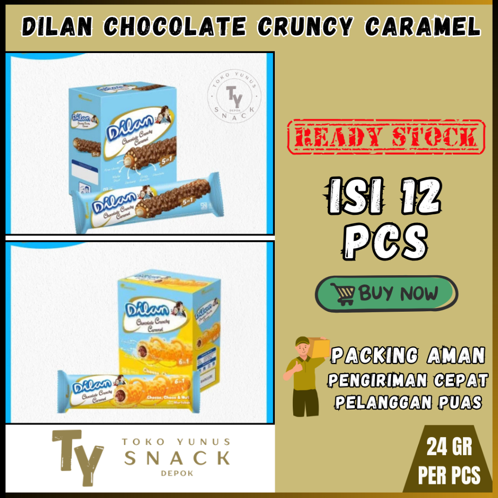Jual DILAN CHOCOLATE CRUNCY CARAMEL BOX | Shopee Indonesia