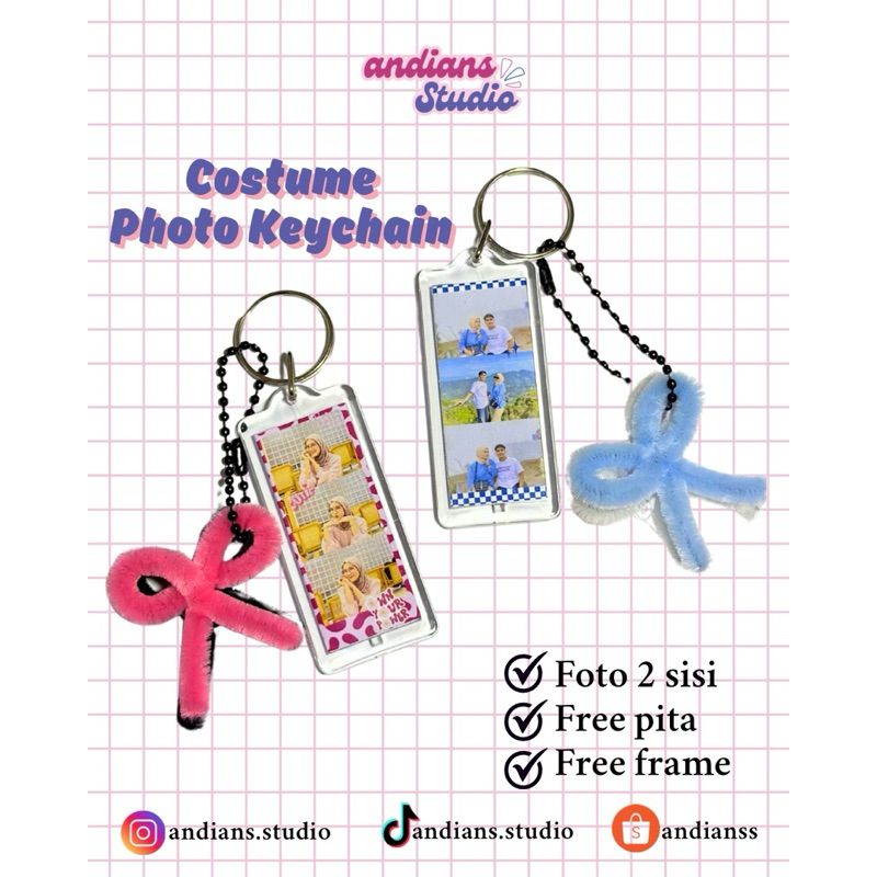 Jual Keychain | Costume foto keychain | Gantungan kunci | Shopee Indonesia