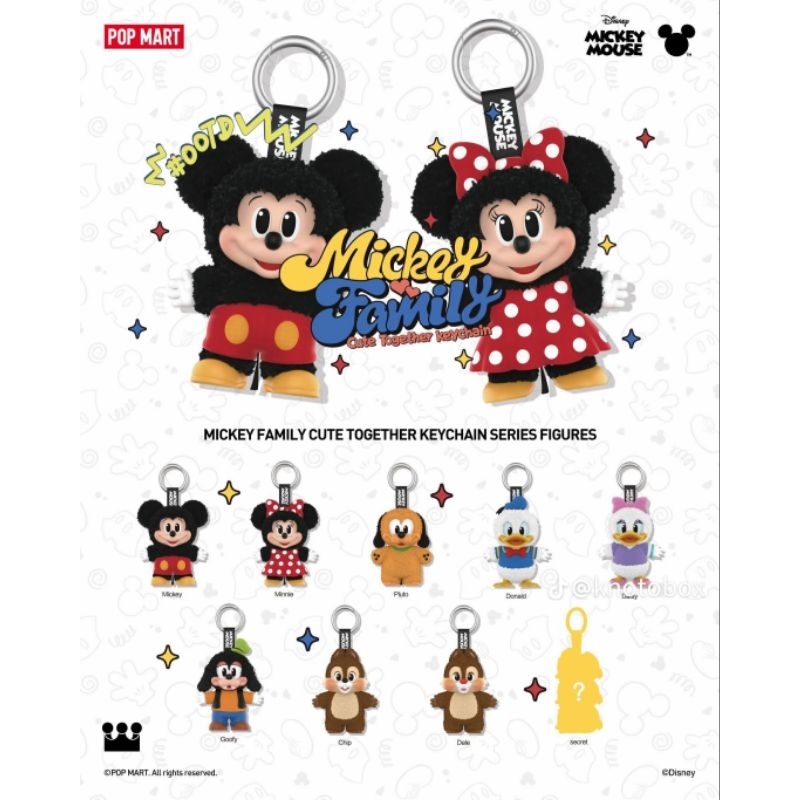 Jual (READY) POP MART MICKEY FAMILY CUTE TOGETHER PLUSH ORIGINAL BLIND ...