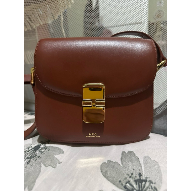 Jual APC grace mini shoulder bag brown | Shopee Indonesia