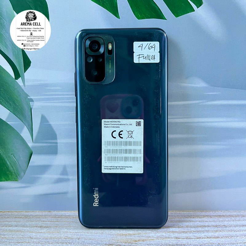 Jual HANDPHONE SEKEN REDMI NOTE 10 4/64GB | Shopee Indonesia