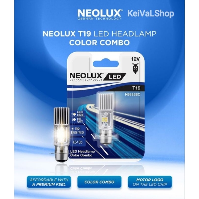 Jual Neolux Lampu LED Motor T19 H6 M5 K1 Color Combo By Osram | Shopee Indonesia