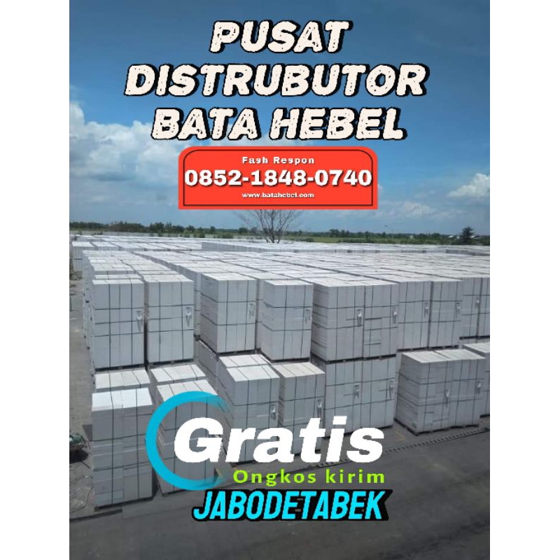 Jual DISTRIBUTOR BATA HEBEL SNI GRATIS ONGKIR JABODETABEK | Shopee ...