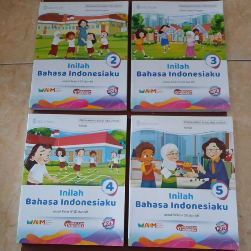 Jual Inilah Bahasa Indonesiaku kelas 1,2,3,4,5,6 SD/MI Platinum Kurikulum Merdeka | Shopee Indonesia