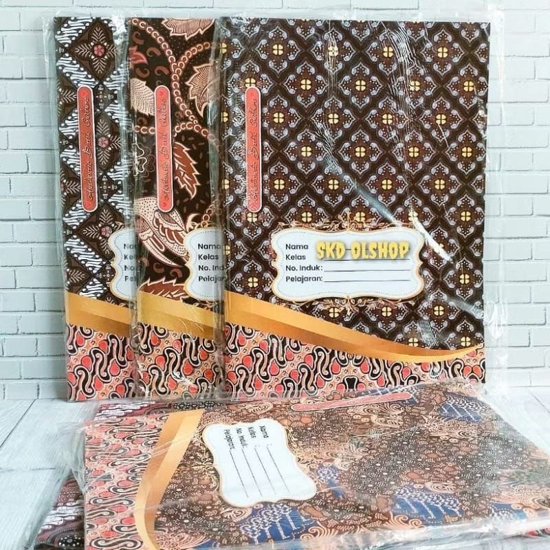 Jual Sampul buku tulis Batik ukuran BOXY maxy ukuran Buku Campus besar( isi 20 lembar/ 1 Pack ...