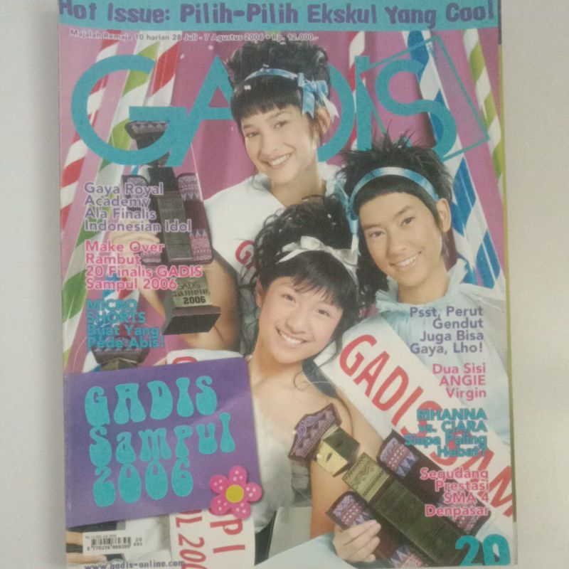 Jual Majalah Gadis Tahun 2006 Cover Kemenangan Annisa CS | Shopee Indonesia
