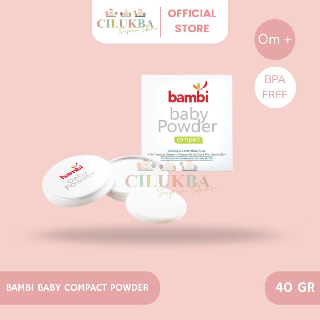 Jual BAMBI POWDER COMPACT | BEDAK PADAT BAYI | BEDAK BABY NEW BORN ...