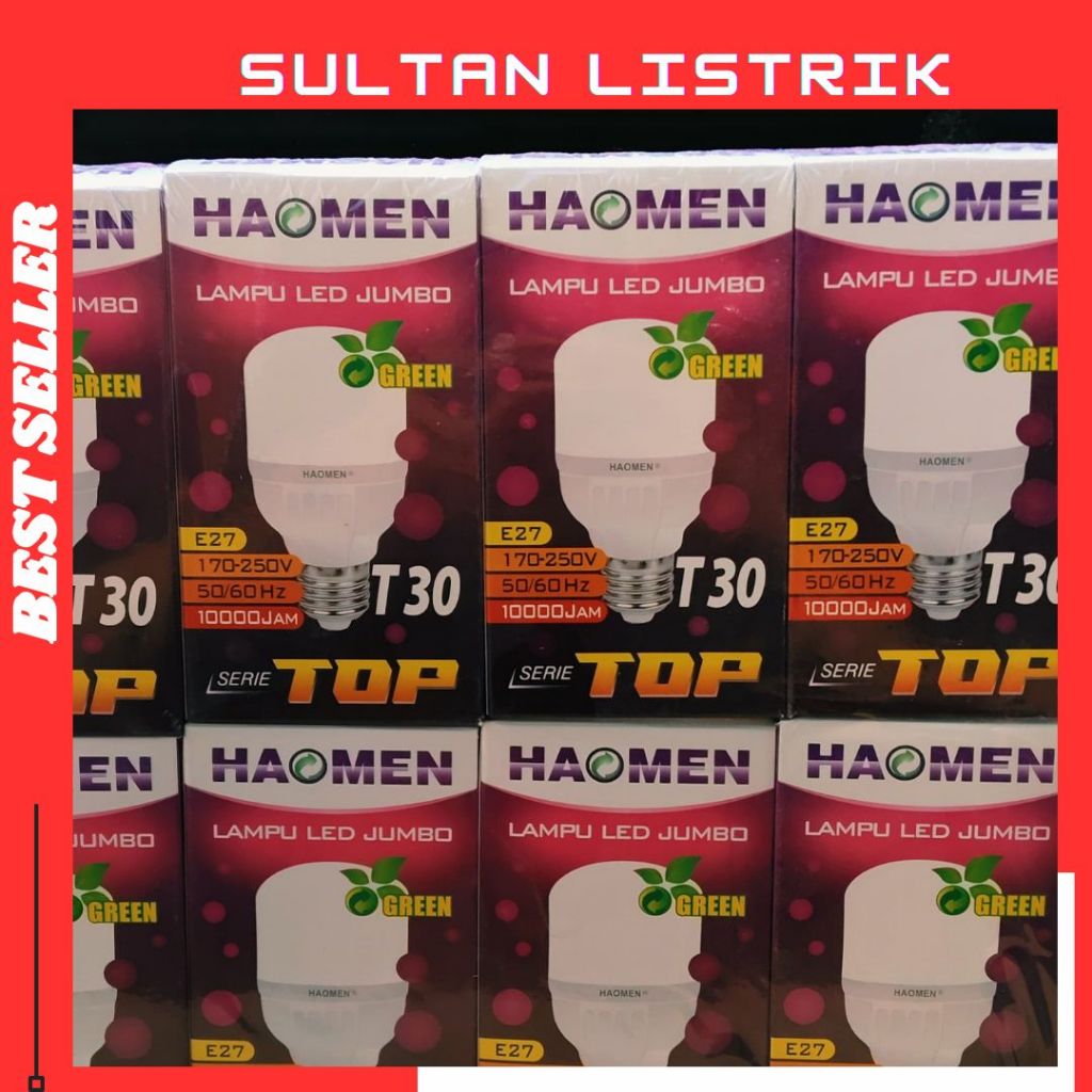 Jual LAMPU LED TABUNG E27 30W / BOHLAM terang putih murah berkualitas ...