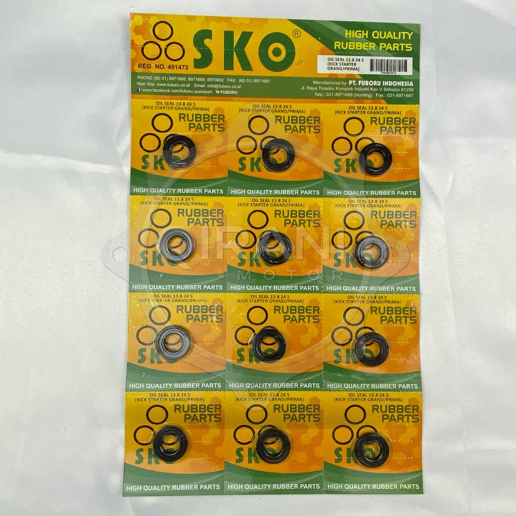 Jual OIL SEAL KICK STARTER 13.8 24 5 [GRAND/PRIMA] SIL OLI SKO FUBORU ...