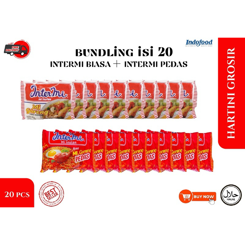 Jual ( JATIM )INTERMIE GORENG X INTERMIE PEDAS X EKOMIE GORENG ( Paket ...