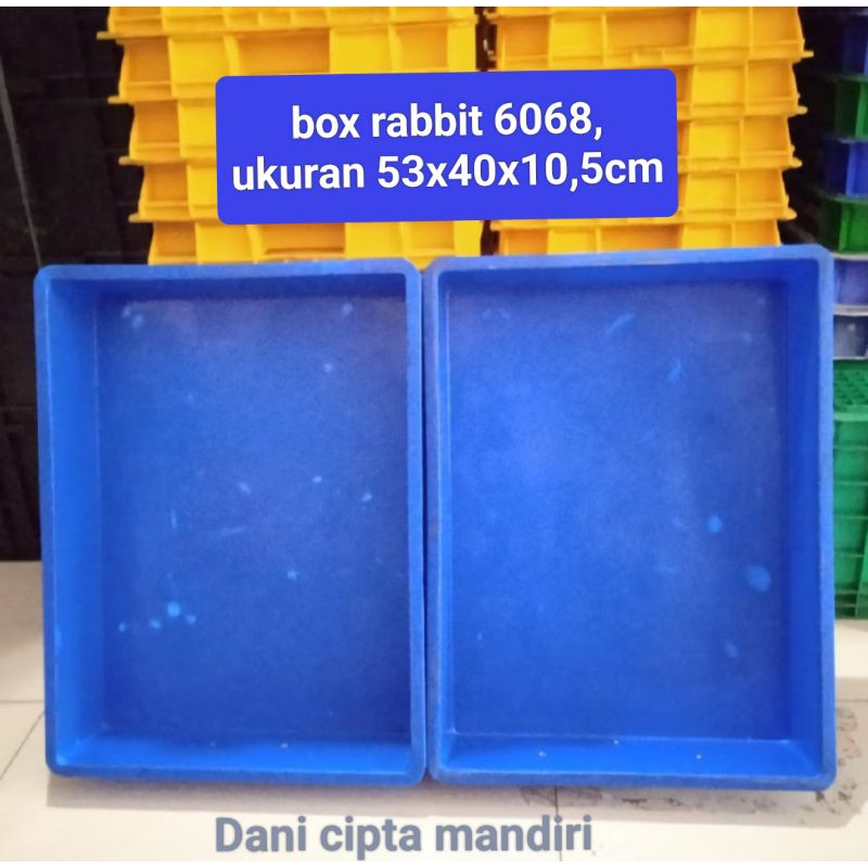 Jual box container rabbit type 6068, box plastik industri serbaguna ...