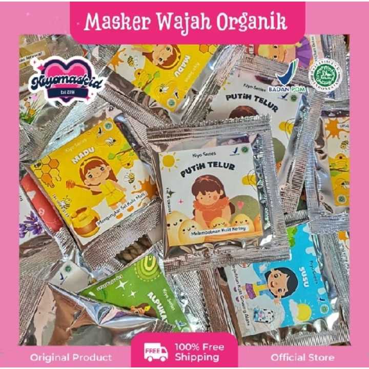 Jual MASKER WAJAH ANAK VIRAL KIYO SERIES PAKET 20 PCS [BPOM] | Shopee ...
