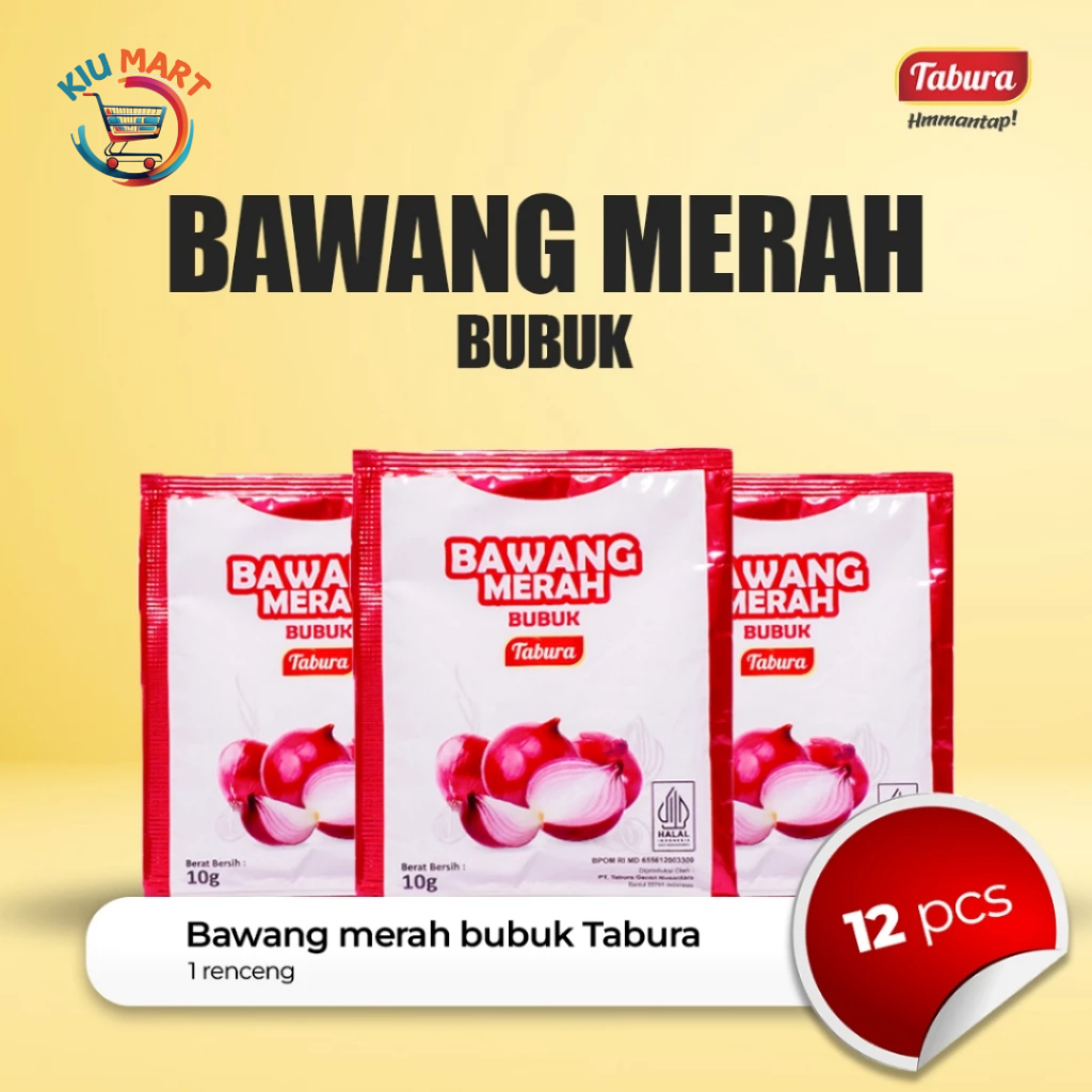 Jual Tabura Bawang merah 4gr rencengan isi 12 sachet | Shopee Indonesia