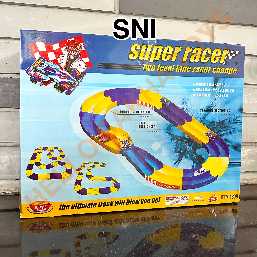 Jual MAINAN SRV 1809 SUPER RACER TRACK TAMIYA 2 JALUR JALAN PERLOMBAAN ...